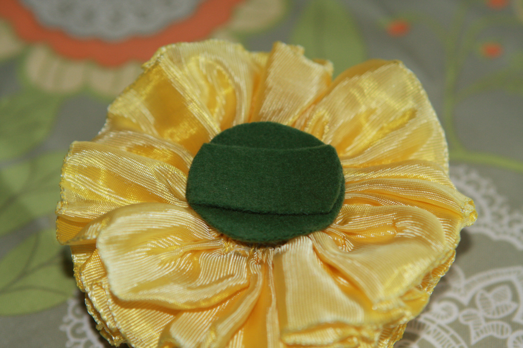 Ribbon Flower Pin Tutorial – Make It Do