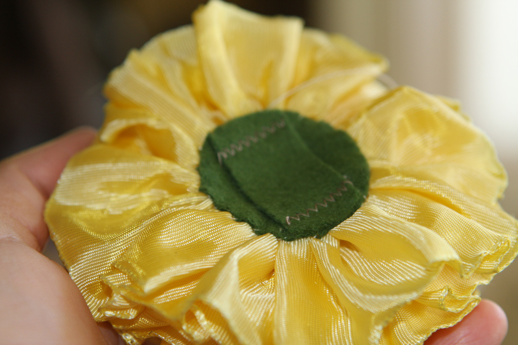 Ribbon Flower Pin Tutorial – Make It Do