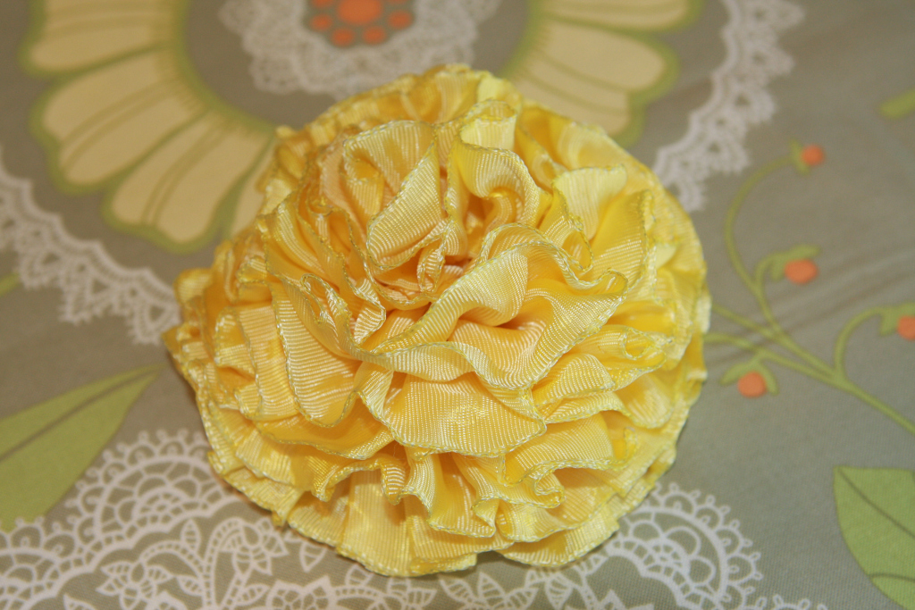 Ribbon Flower Pin Tutorial – Make It Do