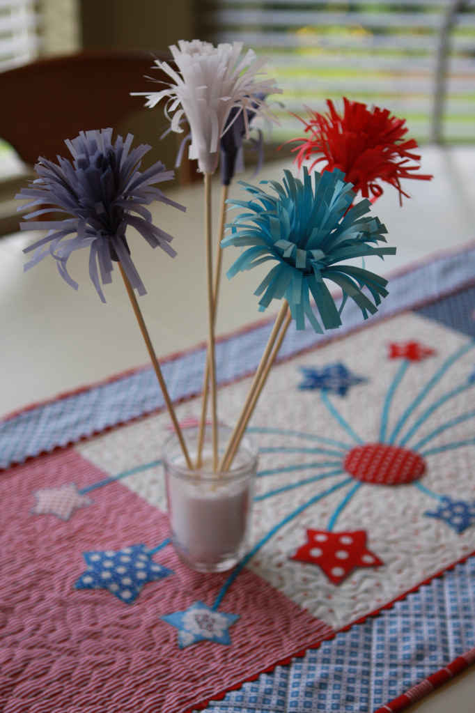 Fireworks in the Kitchen- Table Runner – Make It Do